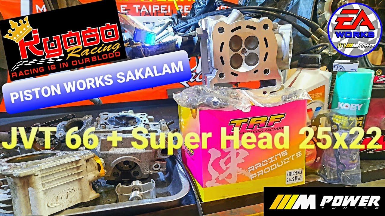 Testing Super Head 25 22 for Nmax Aerox - YouTube