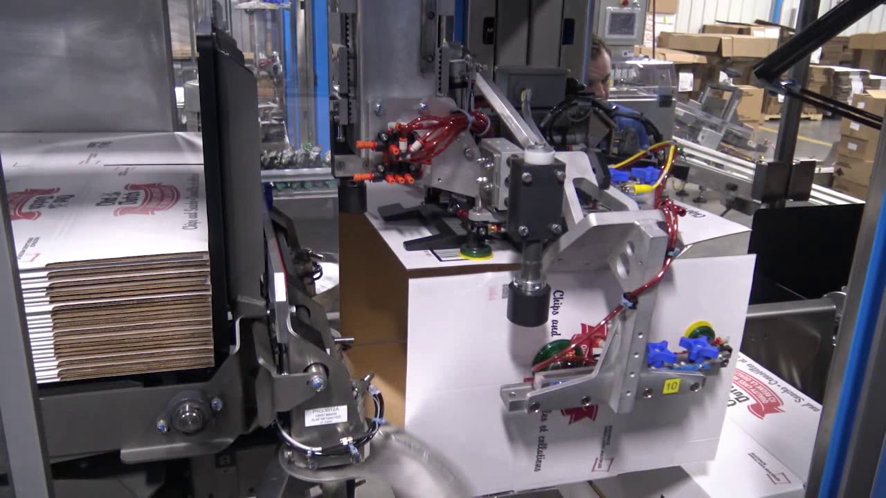 BluePrint Automation Spider 200i Case Packer - YouTube