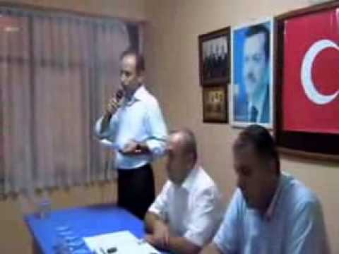 Ak Parti Geyve ilçe bsk yrd Ünal Demir'in konusması