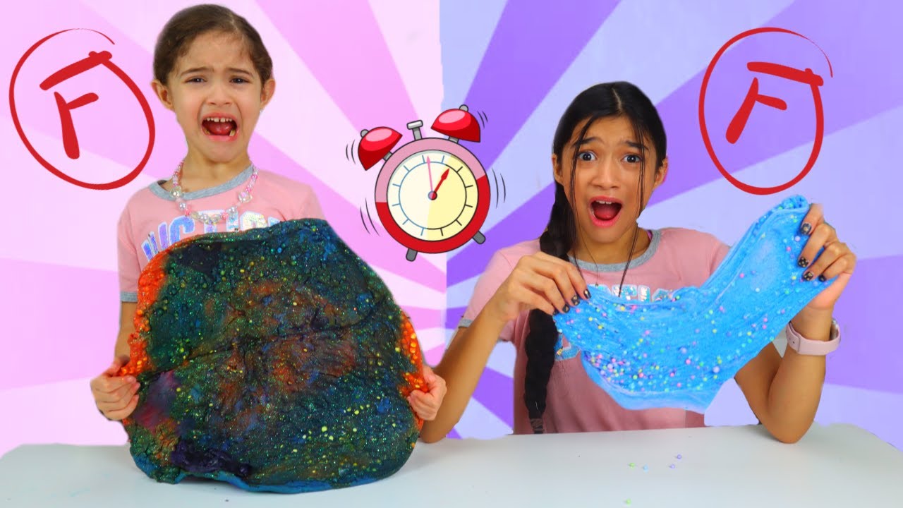 I FIX & GRADE MY SISTERS SLIME CHALLENGE! - YouTube