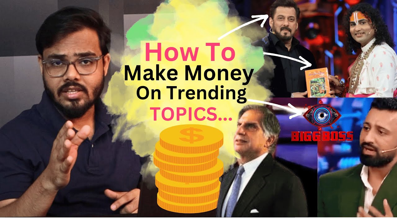 how to make fast money On trending Topics with social media - YouTube