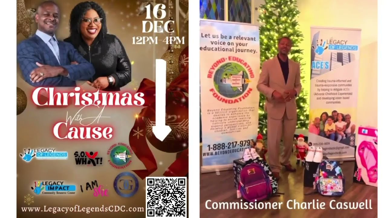 Christmas with a Cause (Commissioner Charlie Caswell) - YouTube