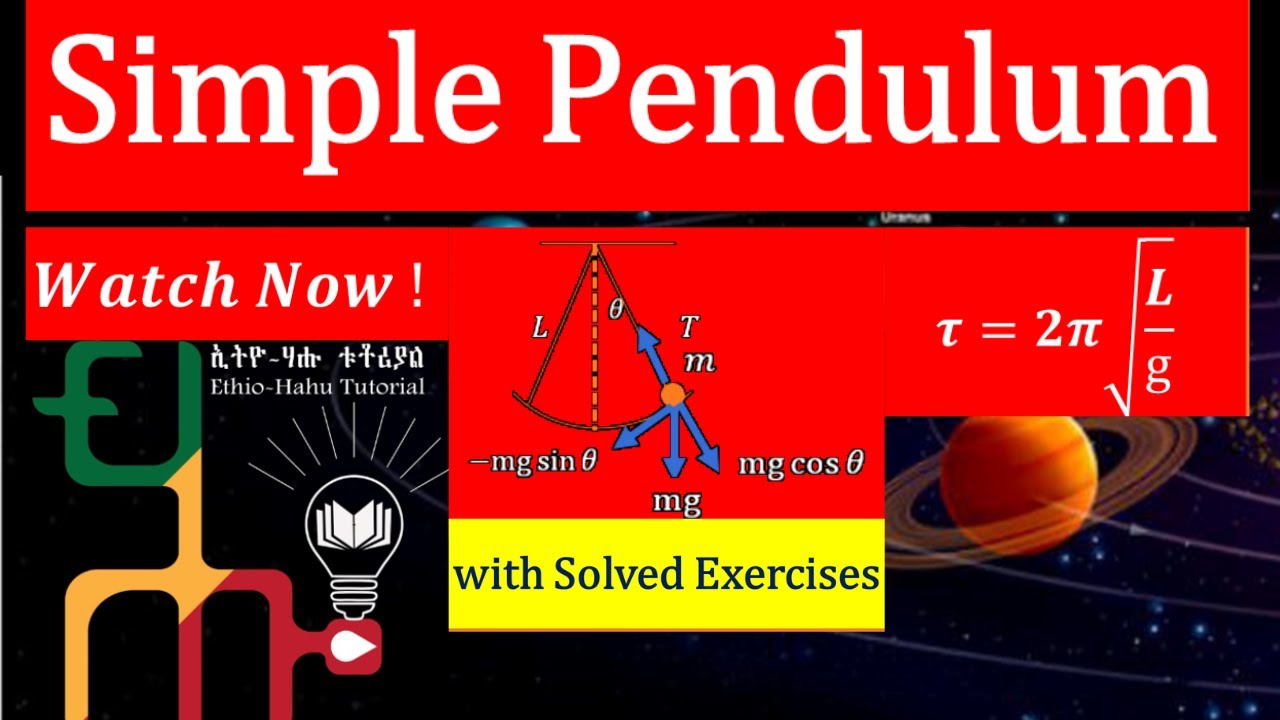 Simple Pendulum: Time Period Explained. - YouTube