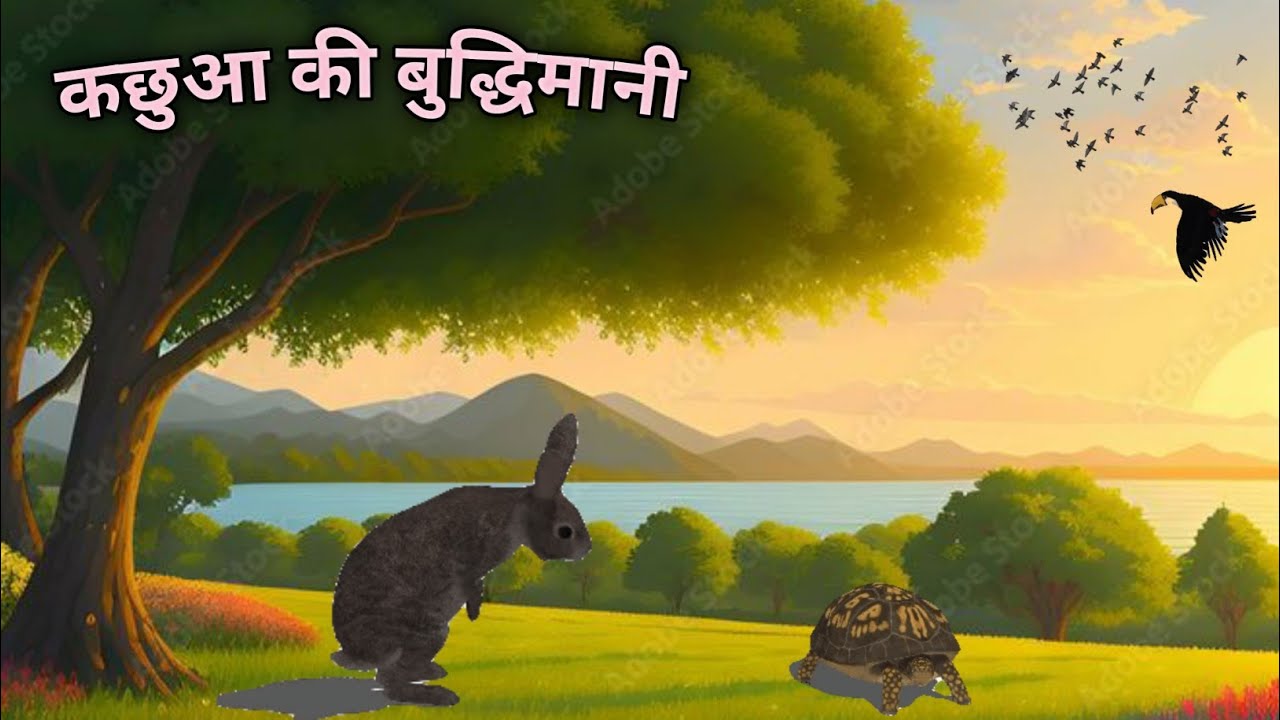 कछुआ की बुद्धिमानी/kachua ki Buddhimani/Hindi Cartoon video/ Hindi ...