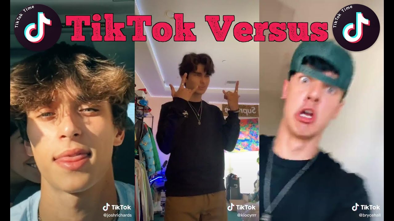 Josh Richards VS Kio Cyr VS Bryce Hall | 100% IN SYNC TIKTOK ...
