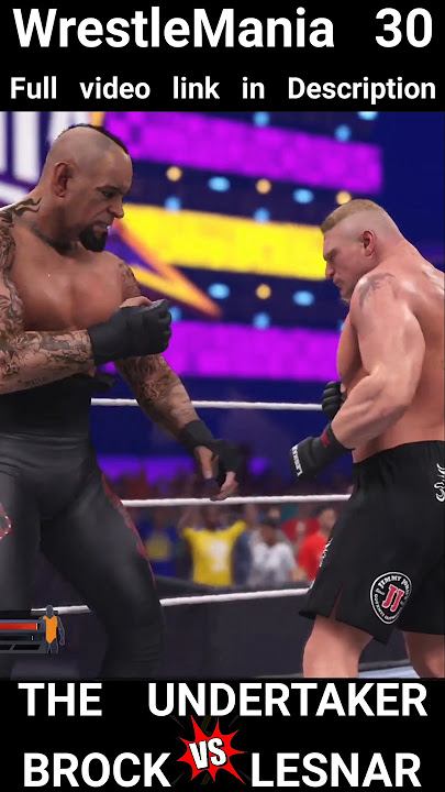 Undertaker Vs Brock Lesnar Wrestlemania 30 Highlights