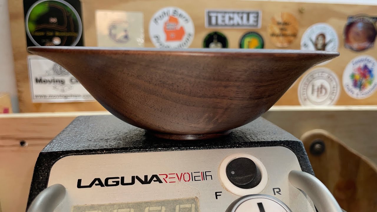 Relaxing Turning The Most Beautiful Ogee Shape Black Walnut Bowl ...