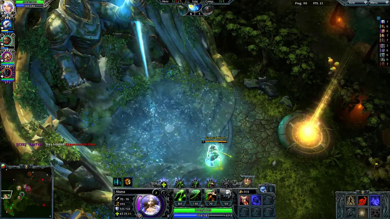 HON Mid War_(Aluna) 26 kill - YouTube