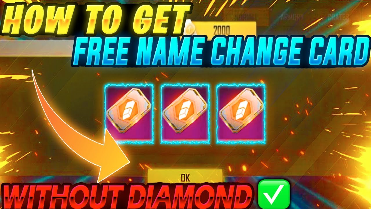 HOW TO GET FREE NAME CHANGE CARD IN FREE FIRE HOW TO CHANGE NAME FOR FREE IN FREE FIRE YouTube how-to-get-free-name-change-card-in-free-fire-how-to-change-name-for-free-in-free-fire-youtube