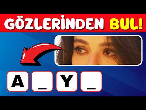 Uzak Şehir Oyuncularını 👀 Gözlerinden Tahmin Et 🔥 Uzak Şehir Dizi Bulmaca | Uzak Şehir Testi
