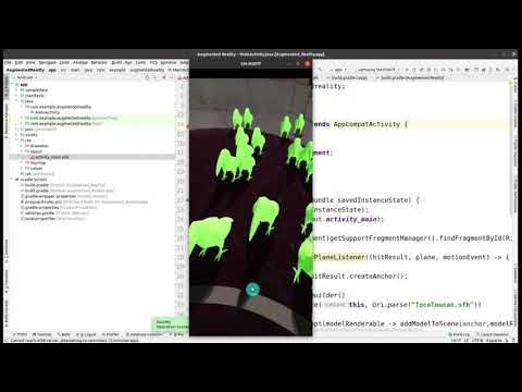 Augmented Reality App in Android Studio | Sceneform Android Tutorials - YouTube