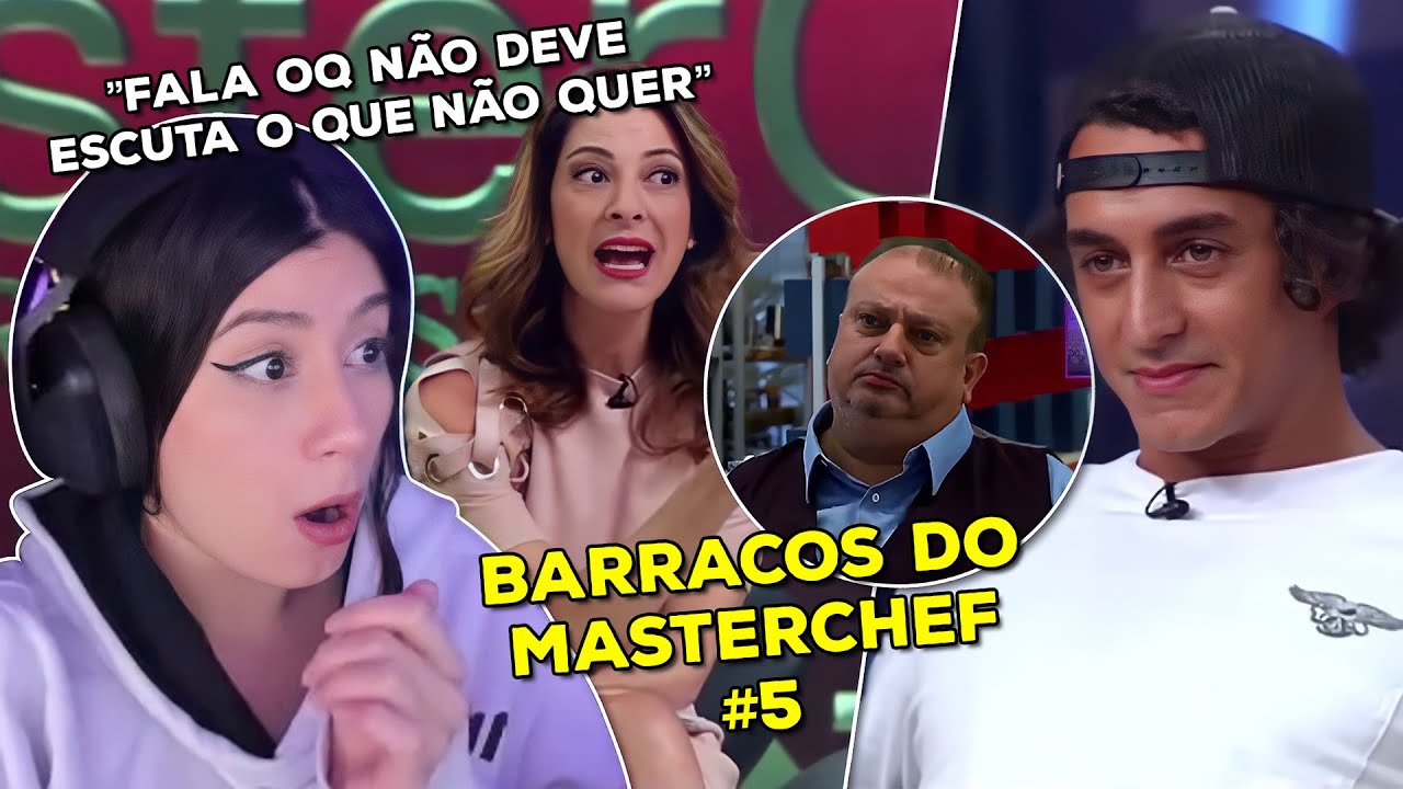 YAYAH REAGE: MAIORES BARRACOS DO MASTERCHEF #5 (CANAL 90) | Yayah ...