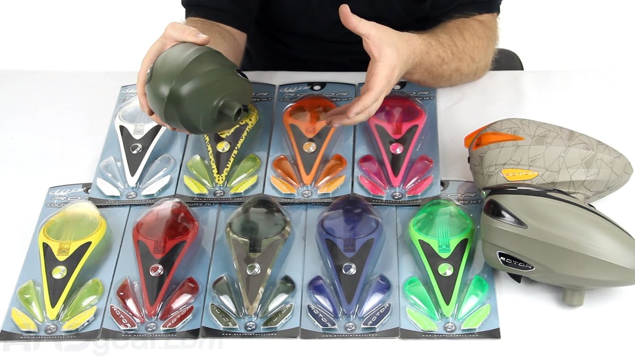 2013 Dye Rotor Paintball Loader w/ Free Color Kit - Review - YouTube