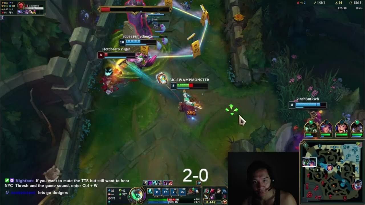 DISASTOR Start but Thresh can still carry the game - YouTube