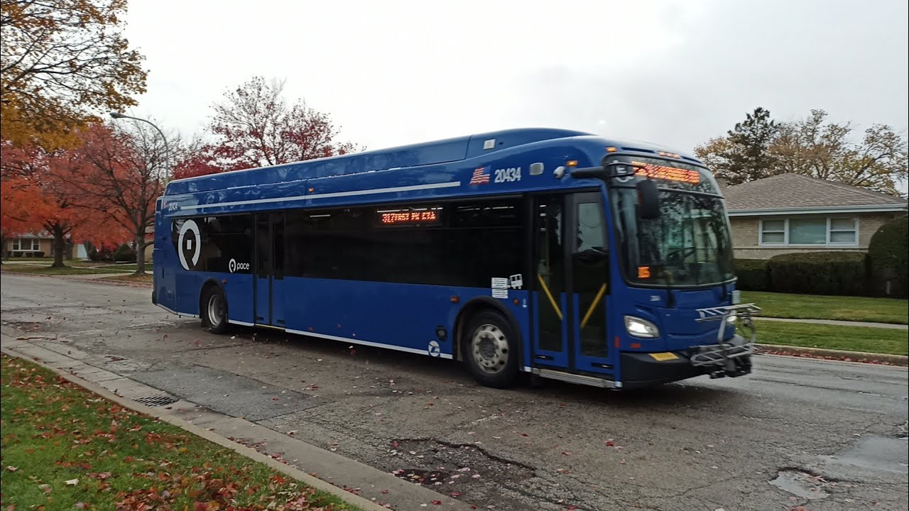 Pace Bus 2020 New Flyer XD40 20434 On Rt 317 Westchester - YouTube