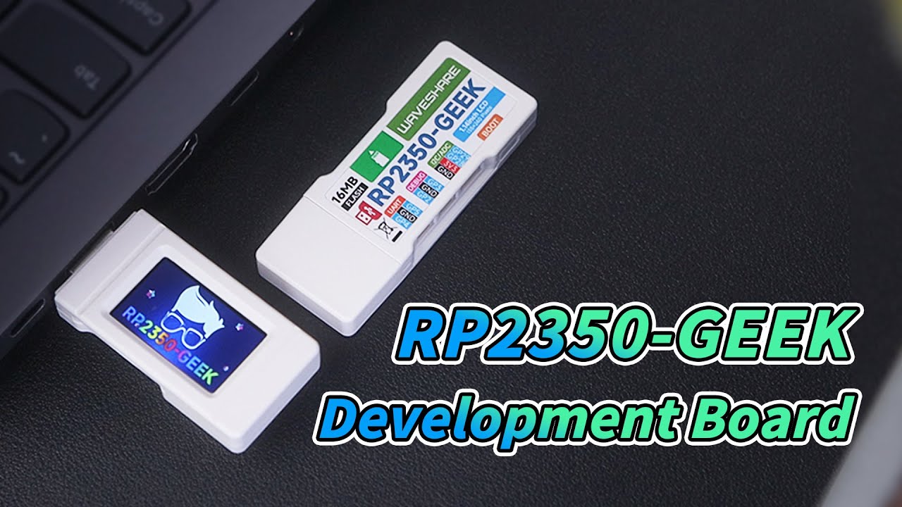 RP2350-GEEK Board, Based On RP2350 Microcontroller, 1.14" 65K Color lcd, USB debugging ...