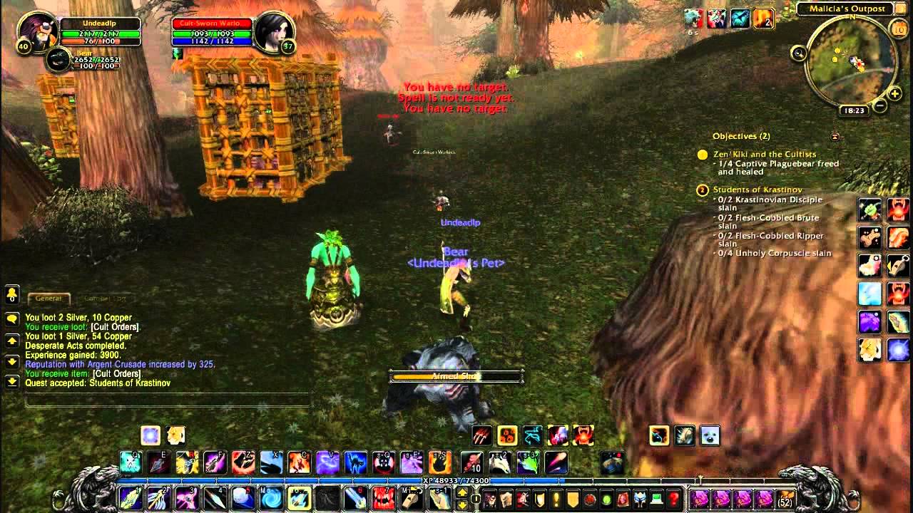 Let's Play World Of Warcraft Part23 Western Plaguelands Andorhal ...