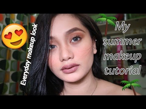 Tipid Version SUMMER MAKEUP TUTORIAL (Quennie Enrile) - YouTube