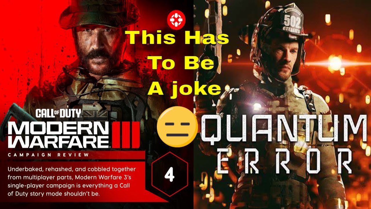 IGN scored Quantum Error higher than COD MW3 Xbox Tax is in full effect ...