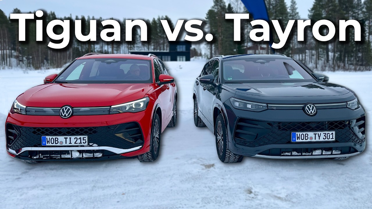 Volkswagen Tayron vs Tiguan (2025) - POV Driving + Walkaround ...