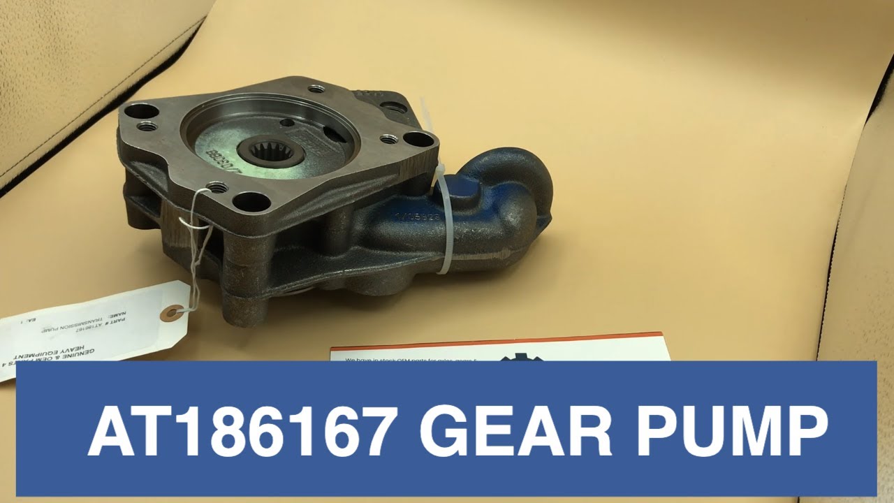 AT186167 TRANSMISSION PUMP John Deere - YouTube