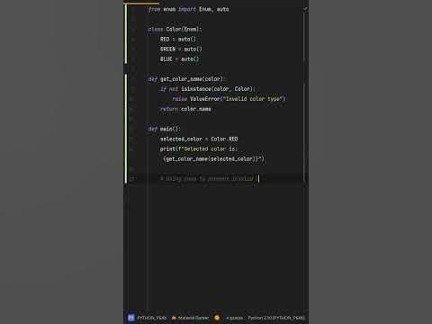What makes enum.Enum better than constants? Why Use enum.Enum Over Simple Constants in Python ...
