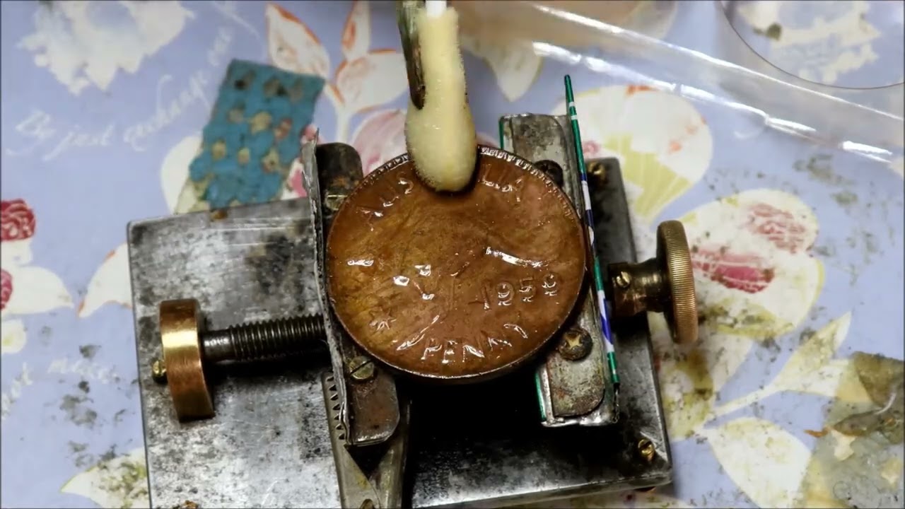 Hs'CFs Corroded Coins 1959 M Penny ☆ Electric Clean Up Time ...