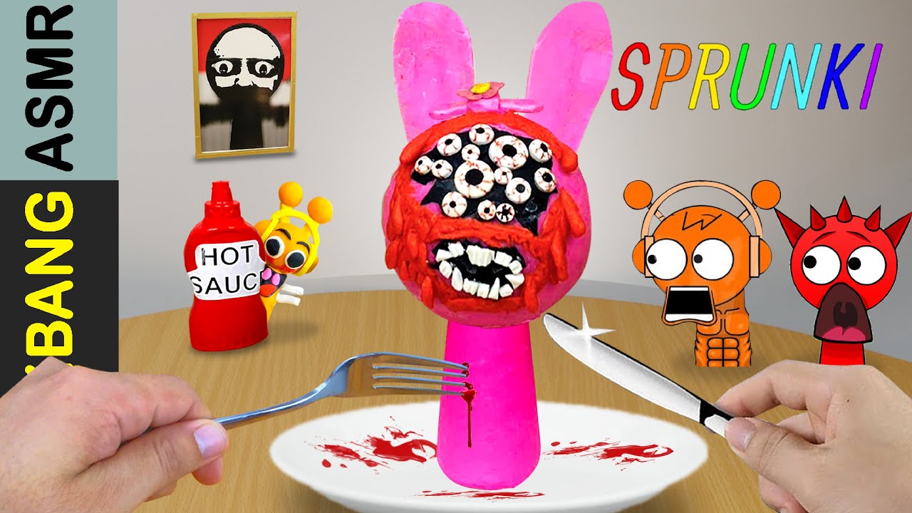 Eating INCREDIBOX SPRUNKI PINKI PHASE 9999 in Real Life |Mukbang Clay ...