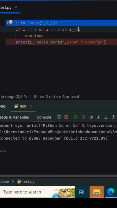 Python For Loop Conditions Method Programing Ai Python Forloop Loop Short Video Youtube
