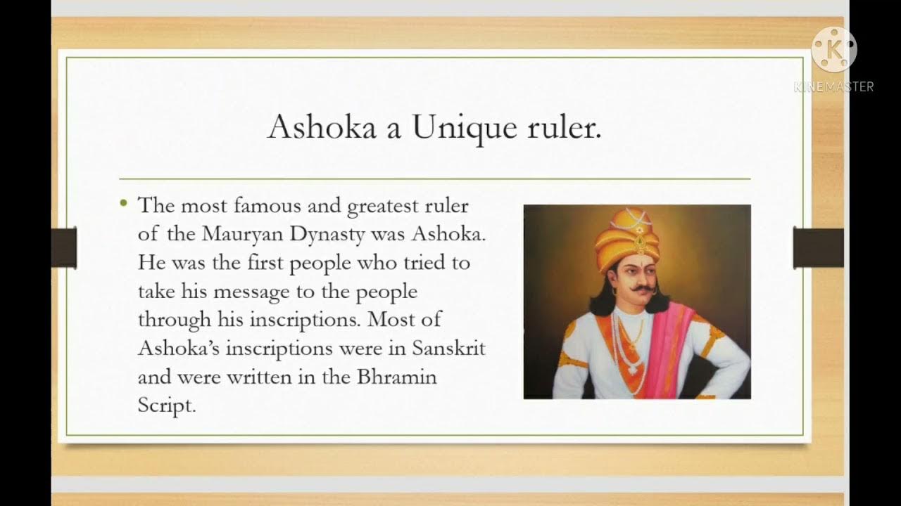 Ch Ashoka, the emperor, who gave up war (Grade 6 -History) - YouTube