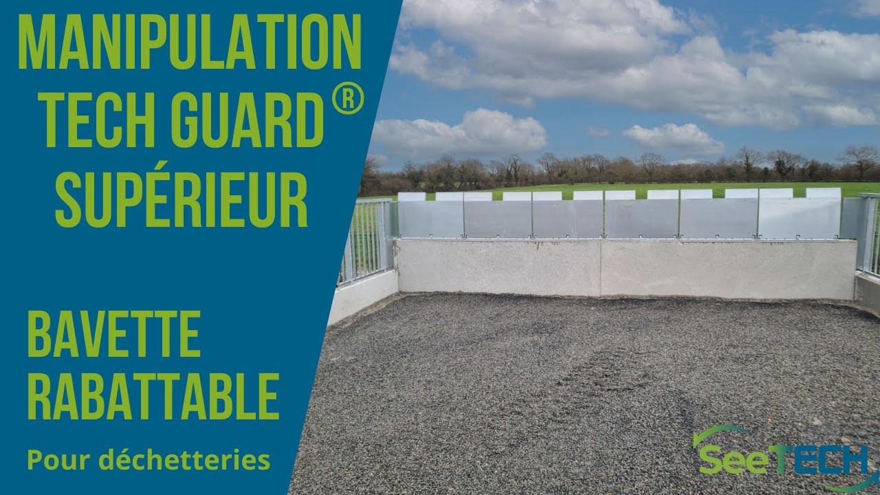 Manipulation du TECH GUARD SUPÉRIEUR - Bavette rabattable pour ...