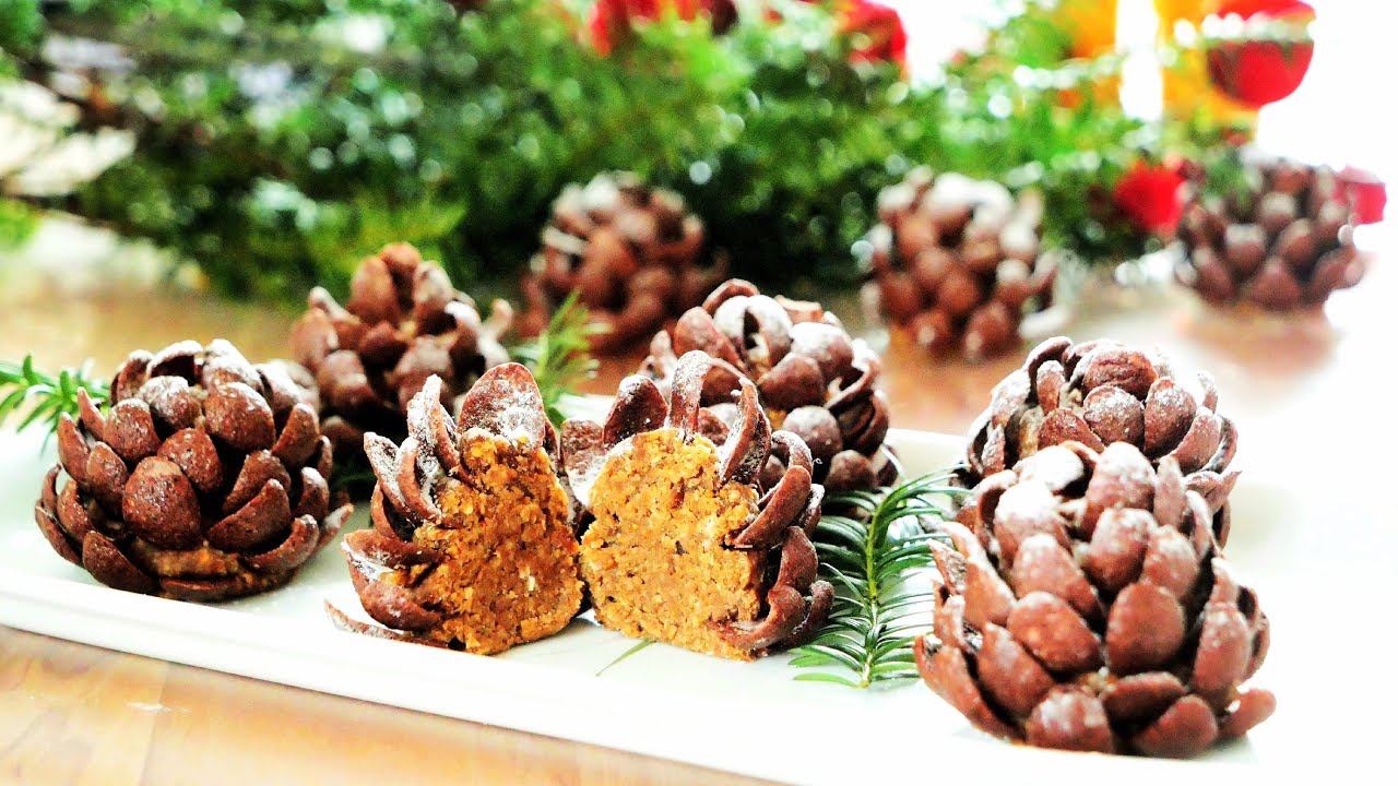 [No bake] Christmas treats- Edible Pine Cones - Your Guest will be ...