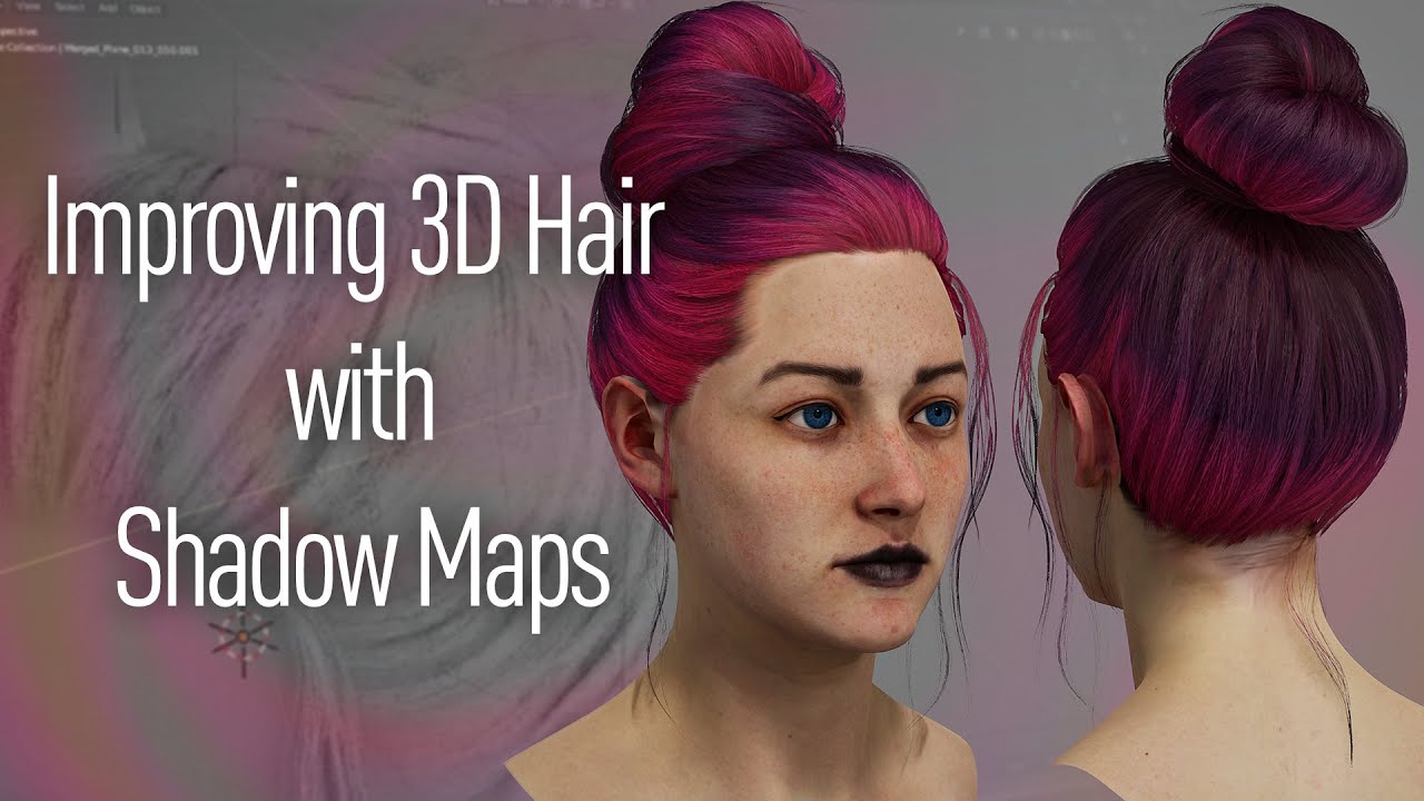 Improving 3D Hair with Shadow Maps - YouTube