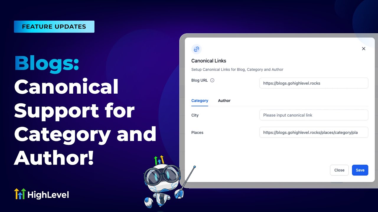 Blogs Canonical Support for Category and Author! - YouTube