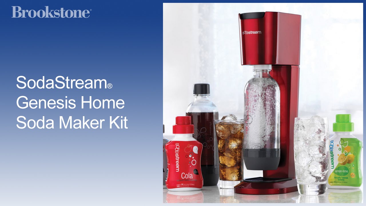 SodaStream® Genesis Home Soda Maker Kit - YouTube