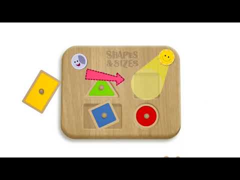BabyFirst shapes and sizes rectangle square triangle circle