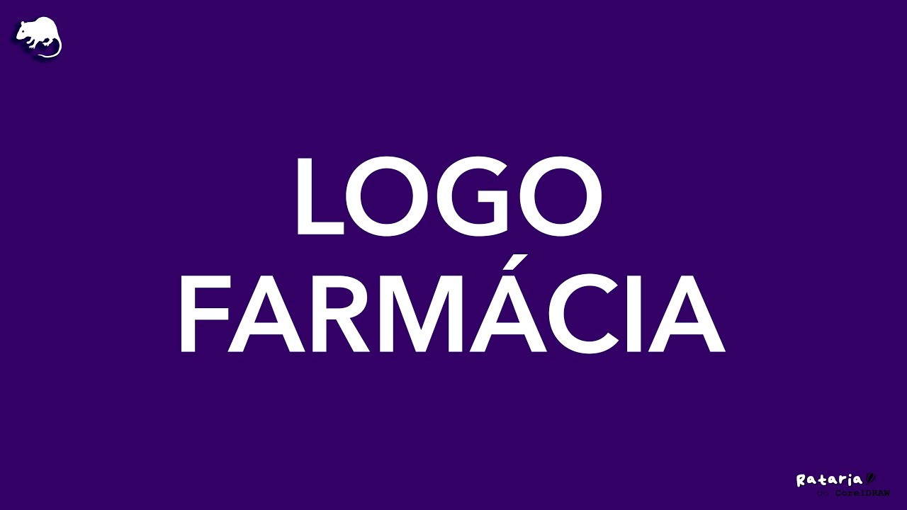 COMO CRIAR LOGOMARCA DE FARMÁCIA | COREL DRAW - YouTube
