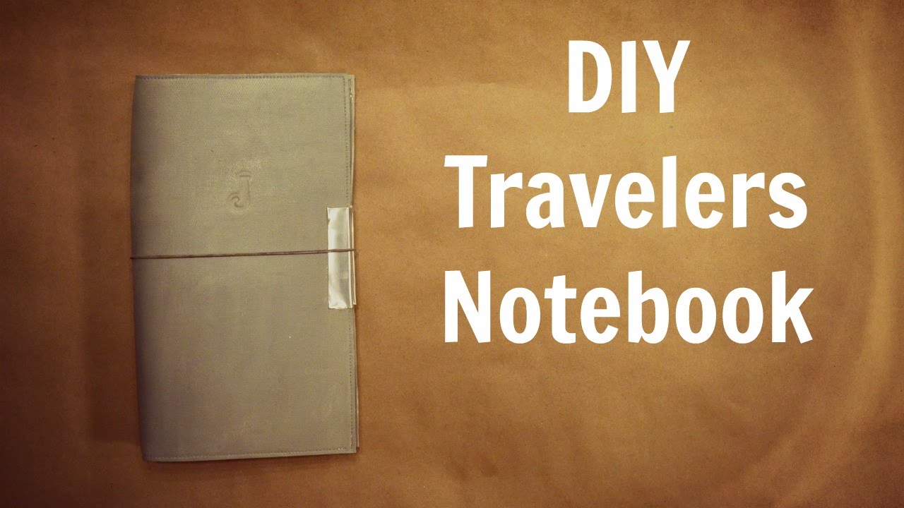 DIY Travelers Notebook - YouTube
