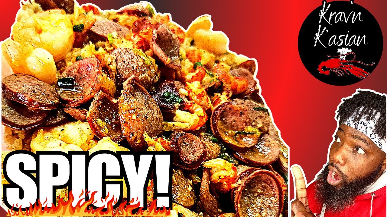 CAJUN x ASIAN FUSION?! Explosive Experience! KRAV'N K'ASIAN Food Review ...