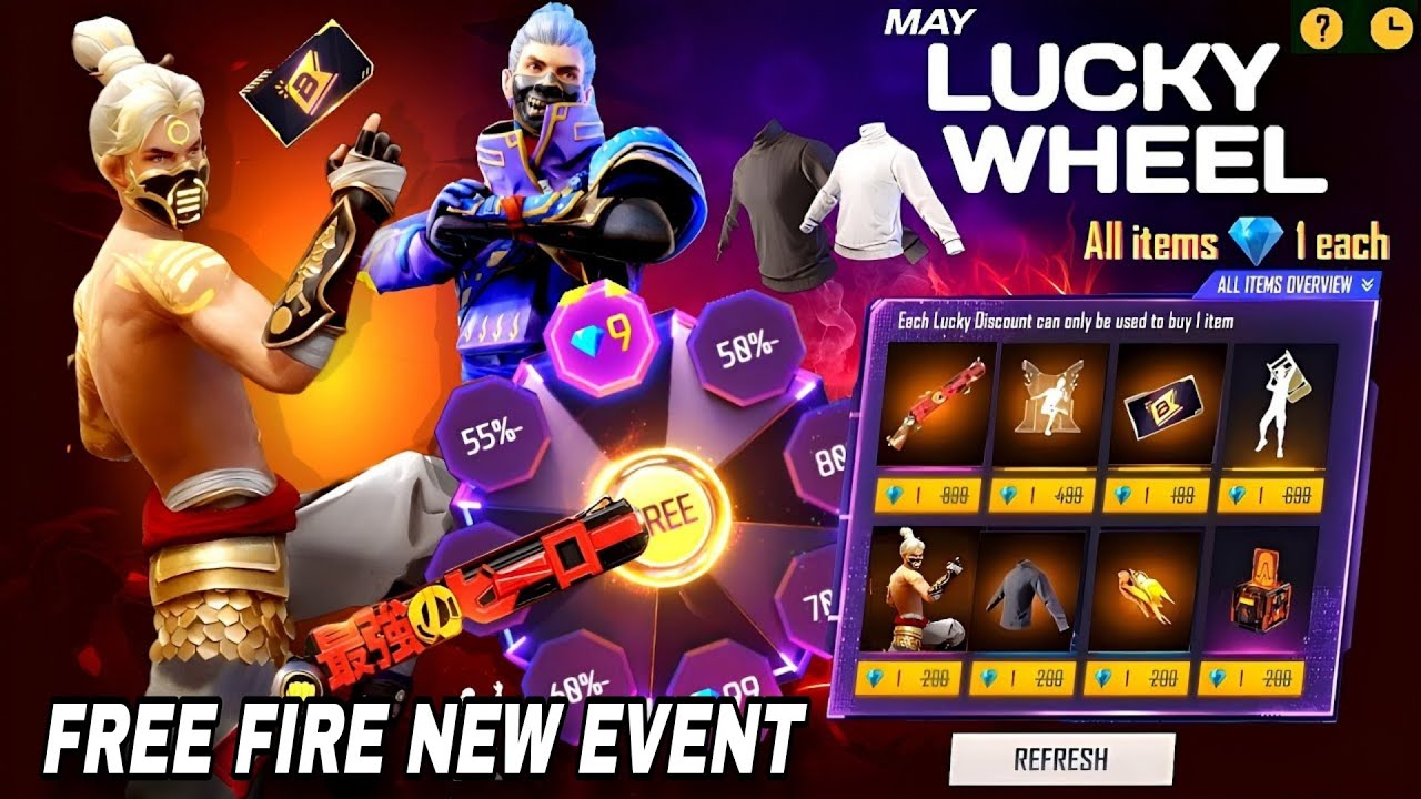 LUCKY WHEEL EVENT FREE FIRE | NEXT LUCKY WHEEL EVENT DATE | FREE FIRE ...