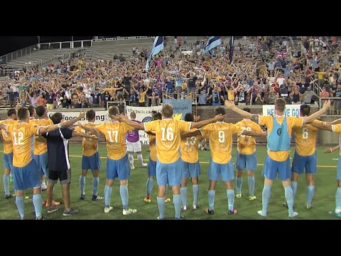 Chattanooga FC players and fans do the Viking Thunderclap - YouTube