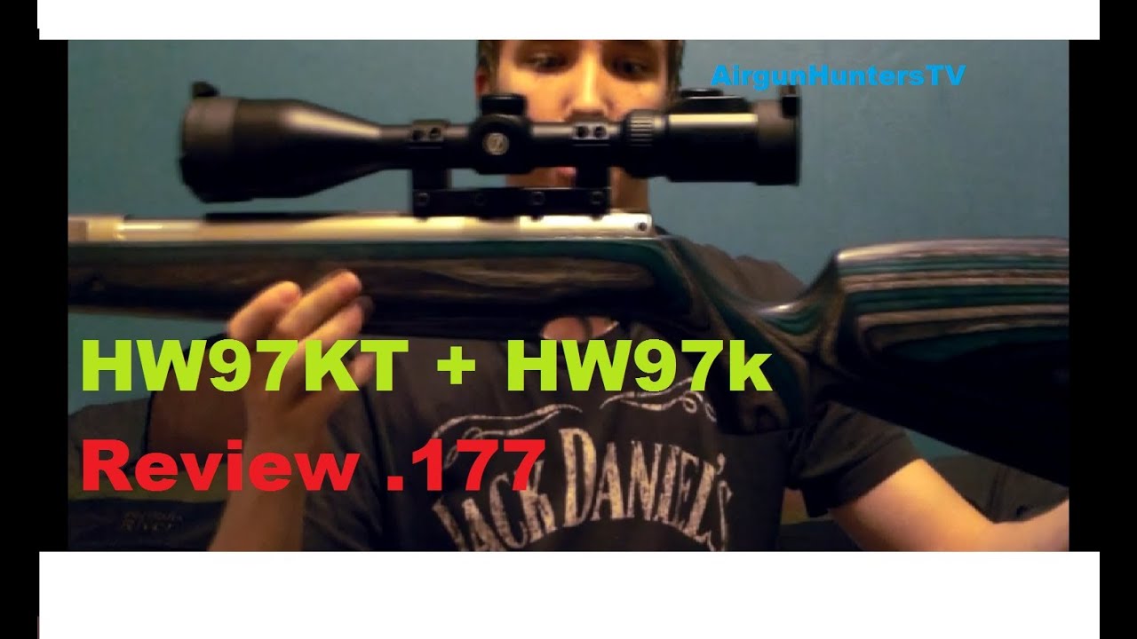 Weihrauch Hw97kt Blackline .177 Review + My HFT HW97k - YouTube