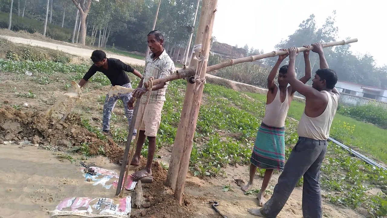 Hand pump (boring) - YouTube