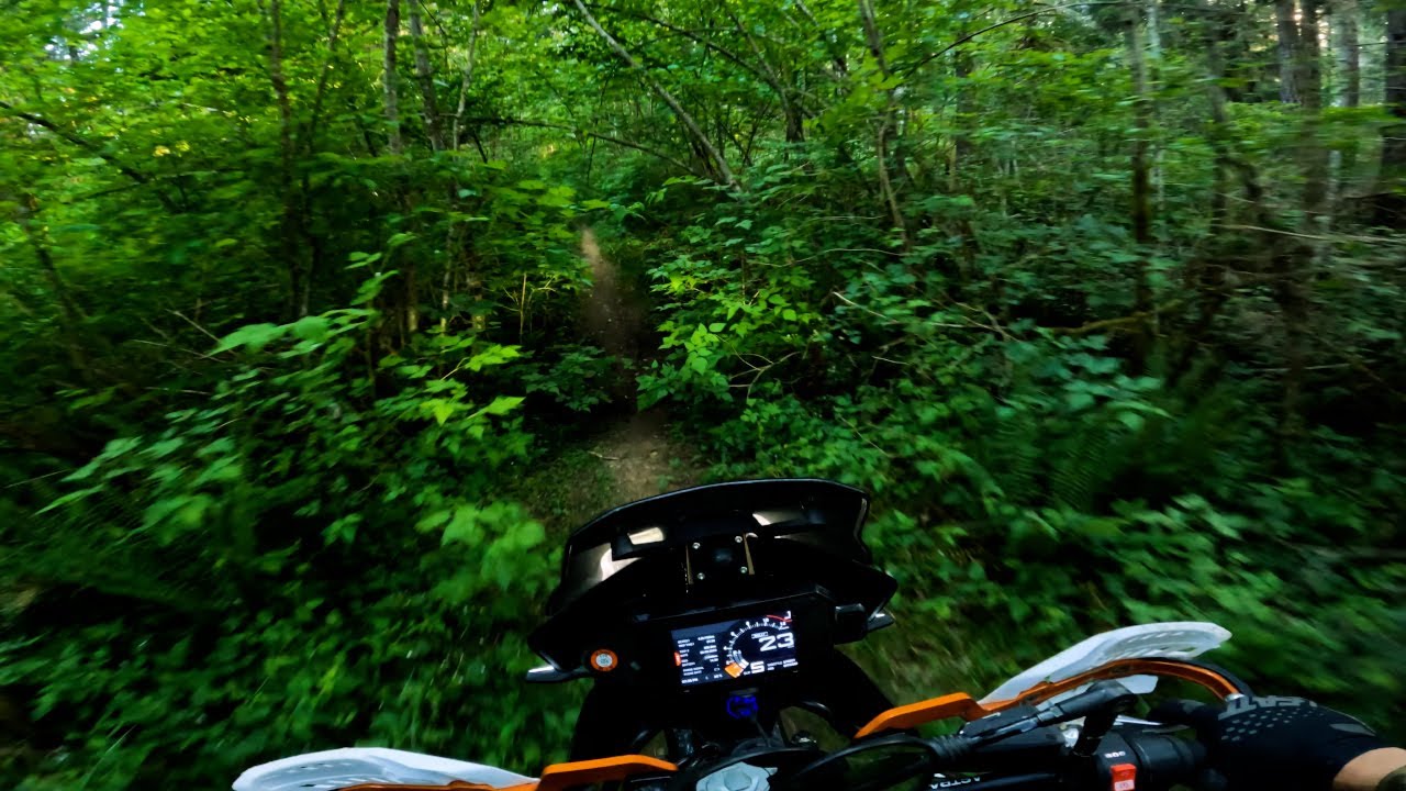 Slow brap. | Ktm ADV R on single track. - YouTube