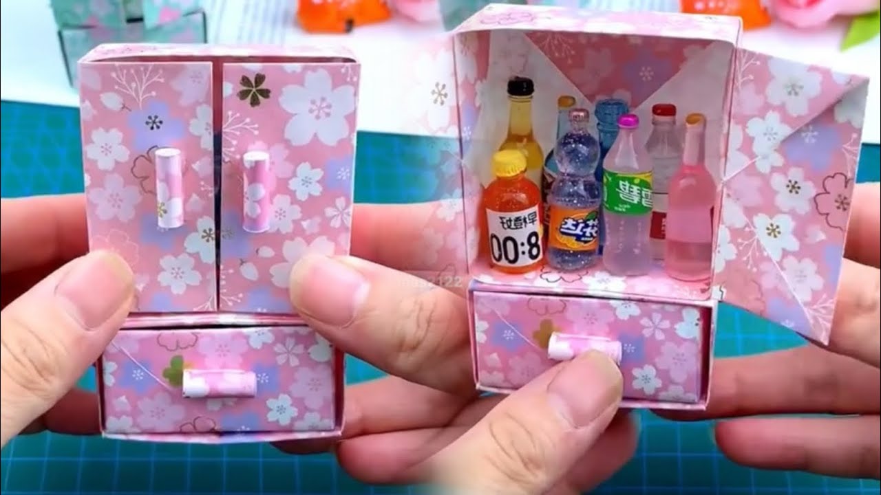 How to make an easy origami closet or wardrobe#origami#paper - YouTube