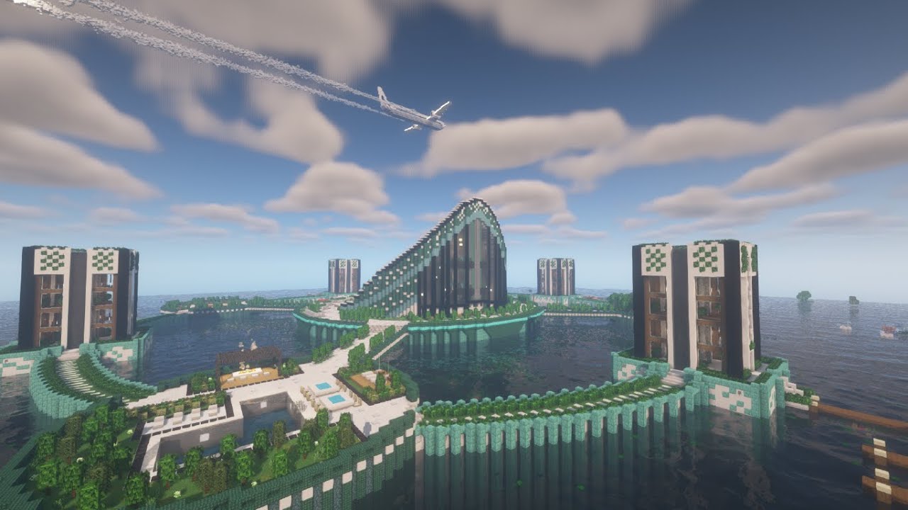 Oceanic Base - Dream Summer Retreat | Minecraft Timelapse - YouTube