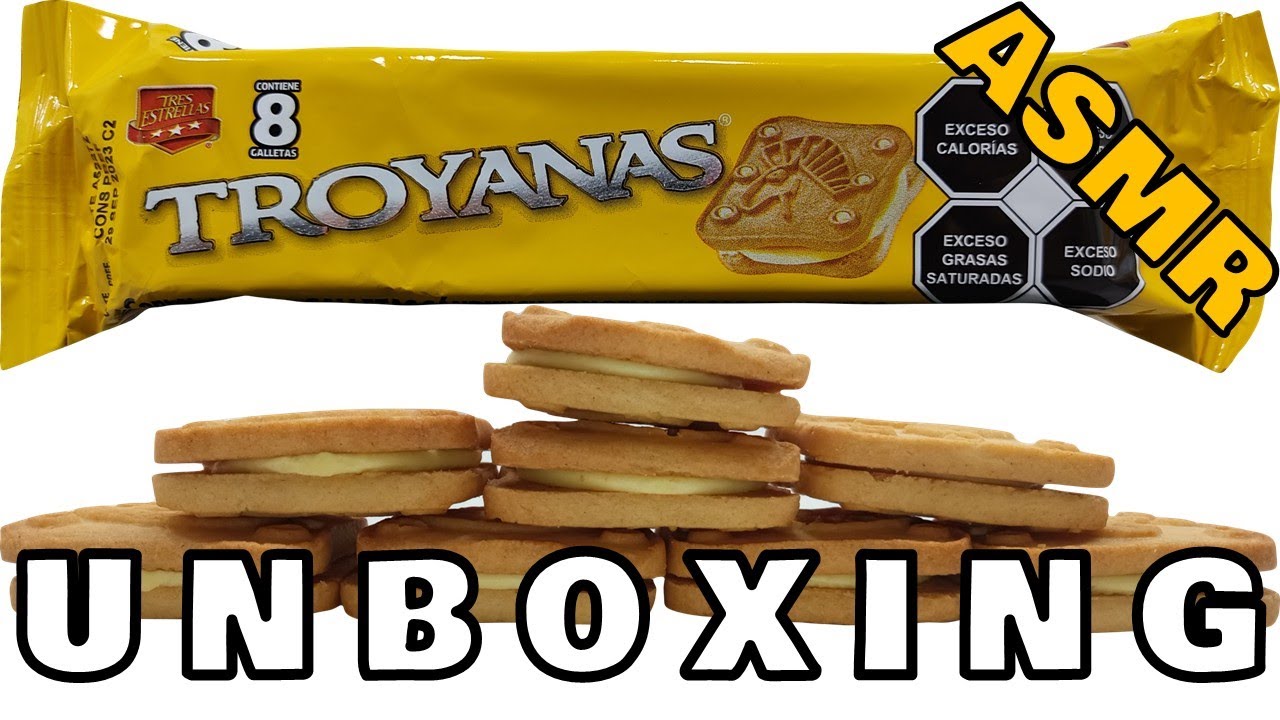 TRES ESTRELLAS - Vanilla Flavored TROYANAS Cookies / Galletas TROYANAS ...