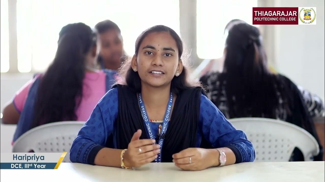 Thiagarajar Polytechnic college Salem Admissions open 2023-2024 - YouTube