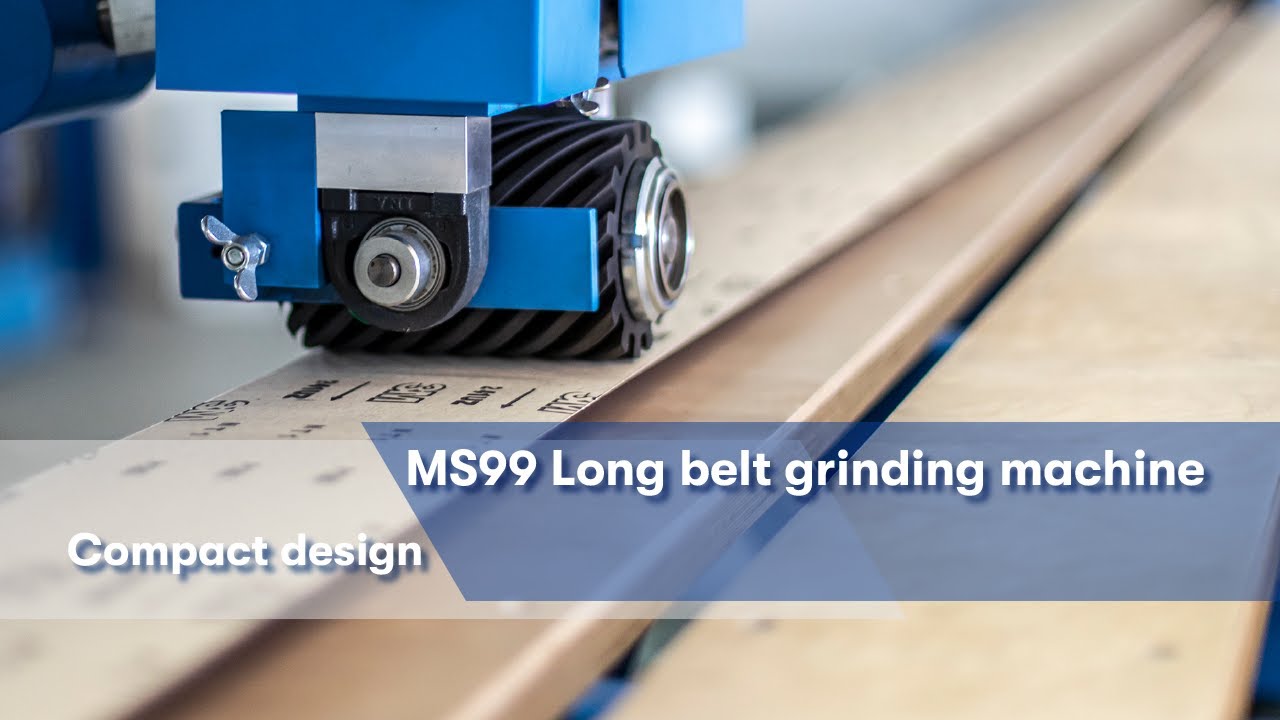 MS99 Long belt grinding machine in compact design - KBM Maschinenbau ...