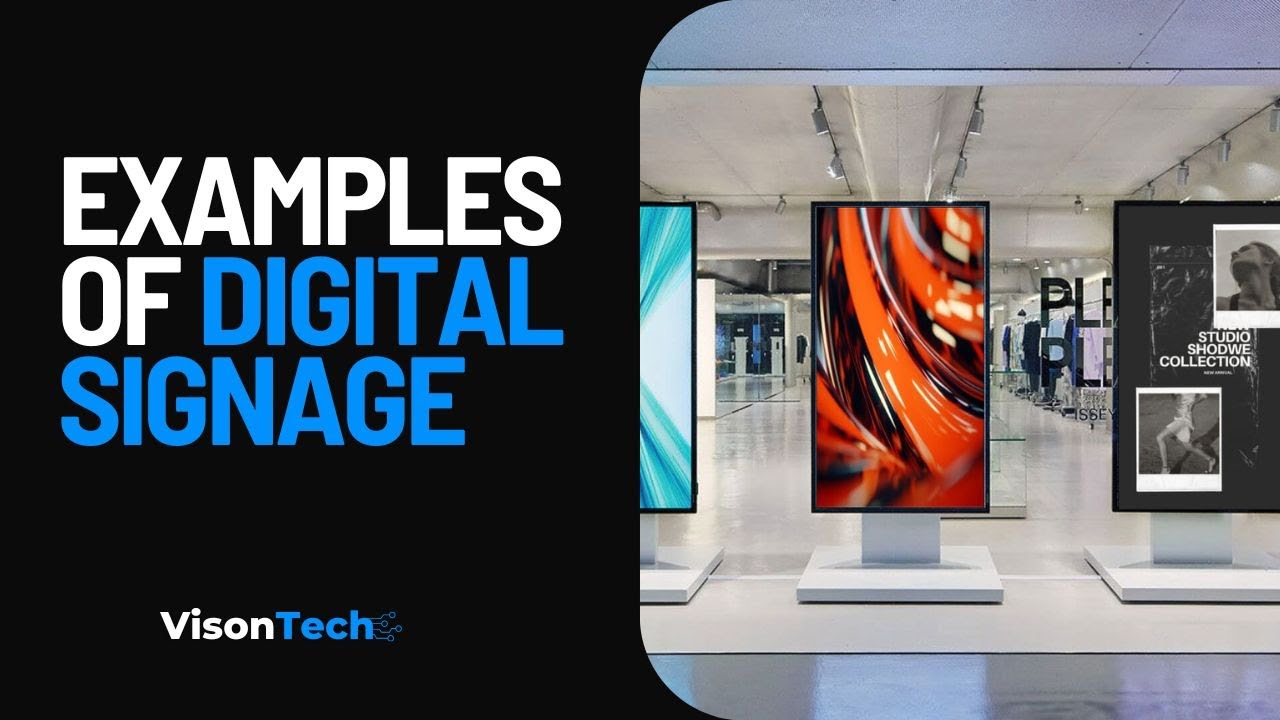 Digital Signage Examples - YouTube